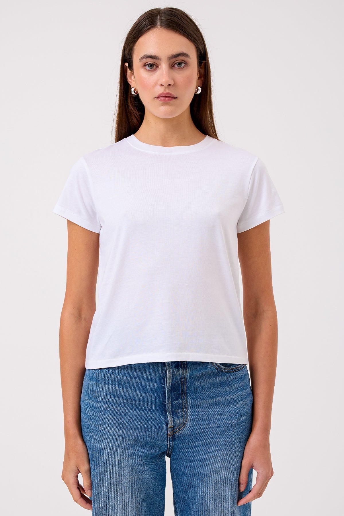 Amore Tee | Relaxed Fit Pima Cotton Crewneck T-Shirt by Goldie