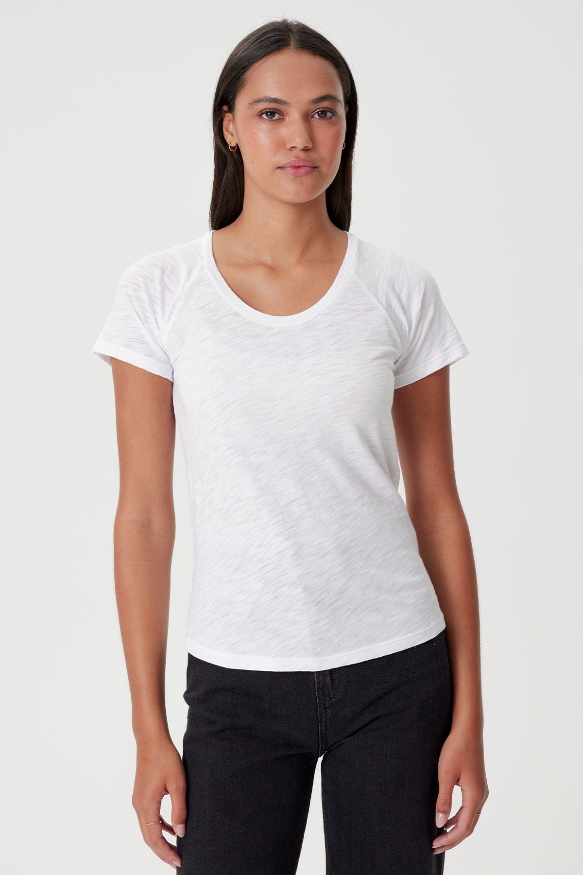 Signature Slub Raglan Tee – Lightweight Cotton Tee | Goldie Tees