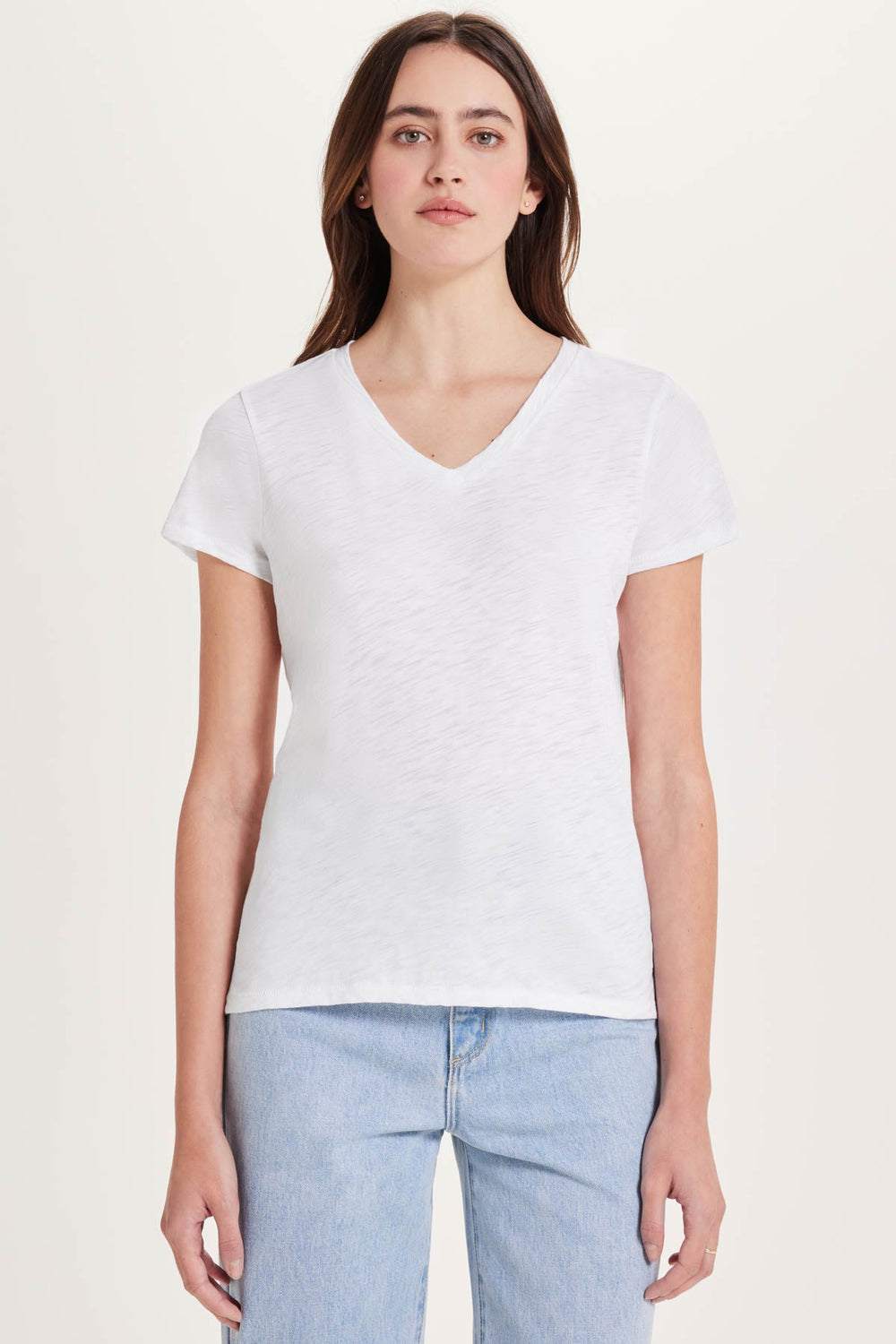 Signature Slub V-Neck Boy Tee – Goldie Tees