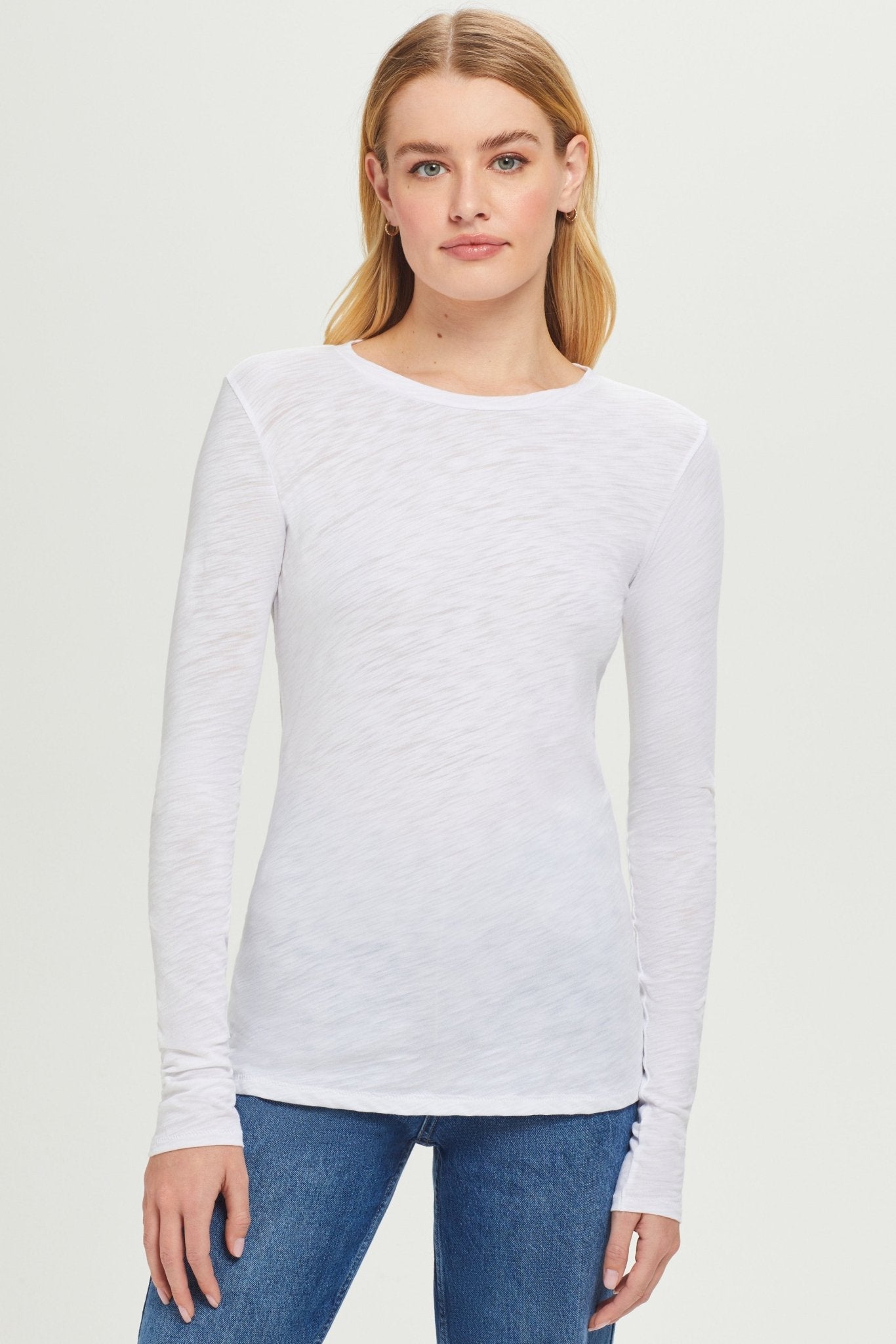 Signature Slub Long Sleeve Tee | Soft, Lightweight & Effortless ...